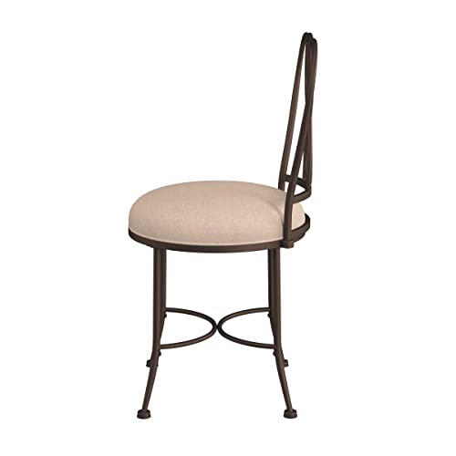 Hillsdale Furniture Hillsdale Christina Vanity Stool, Bronze