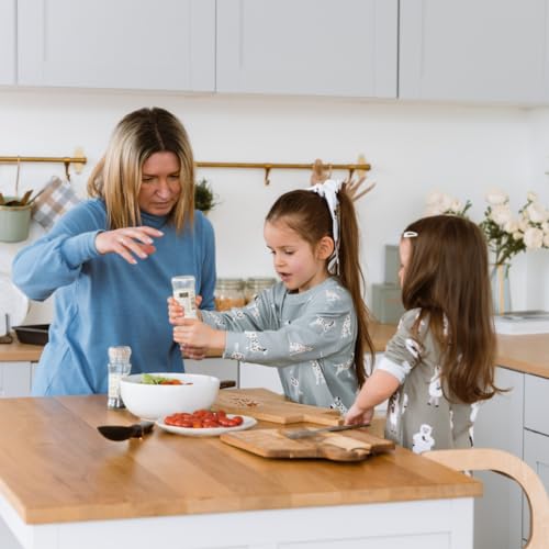 Ette Tete Step UP • Adjustable Height Montessori Toddler Kitchen Helper Tower with Support Legs (Black)