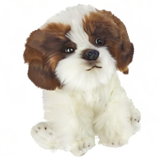 Bearington Collection Bentley The Shih Tzu Stuffed Animal, 13 Inch Stuffed Dog