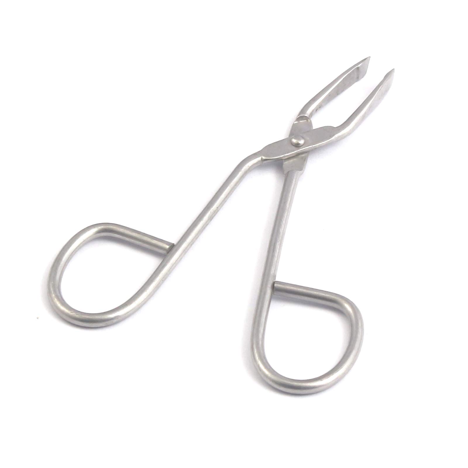 LAJA IMPORTS Stainless Steel 'Eyebrow Tweezer, Scissors Shaped Slant Tip Tweezer Clip, Set Of 2 - Gold & Silver