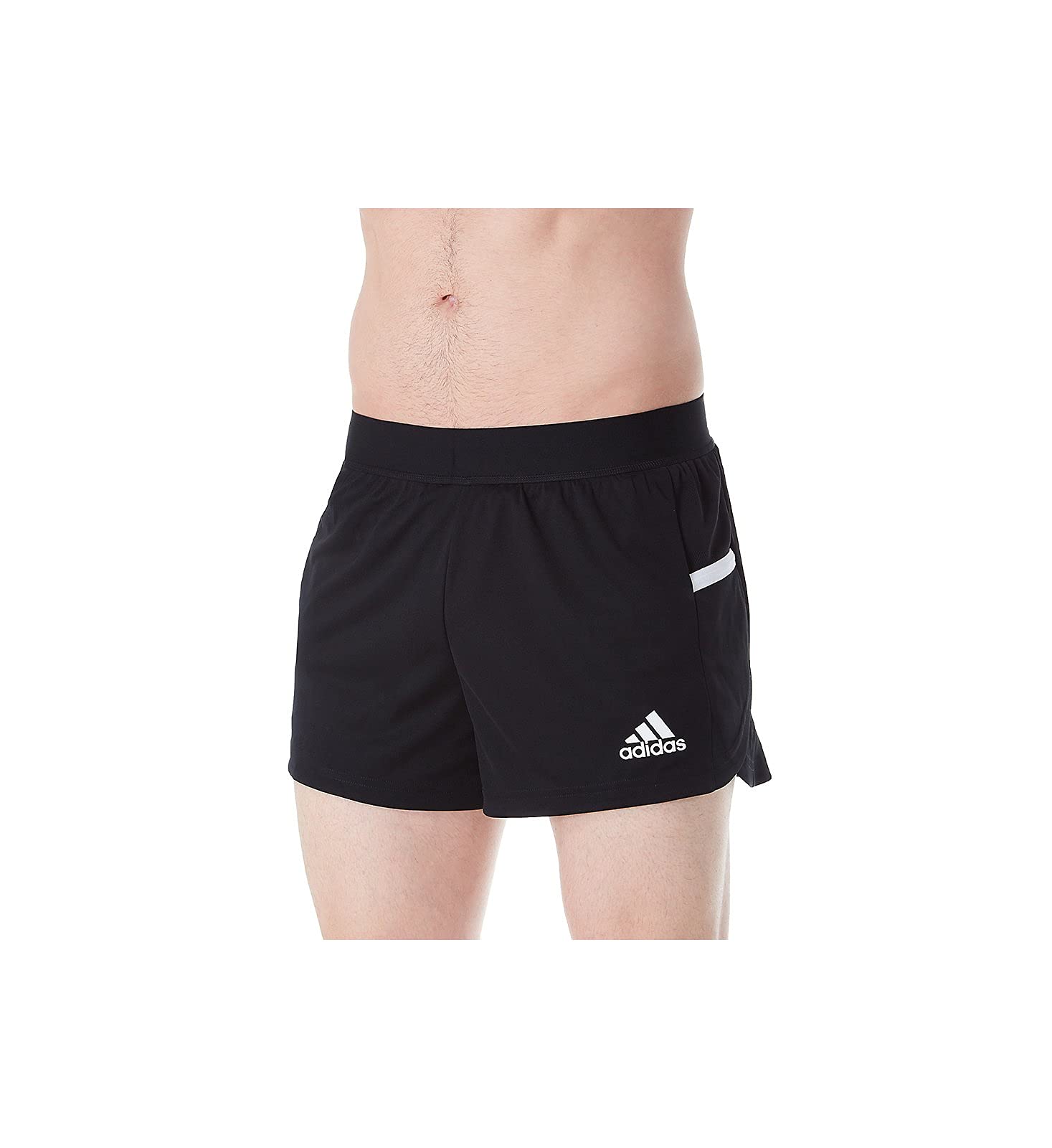 adidas Team 19 Running Short - Men's Track and Field L Black/White