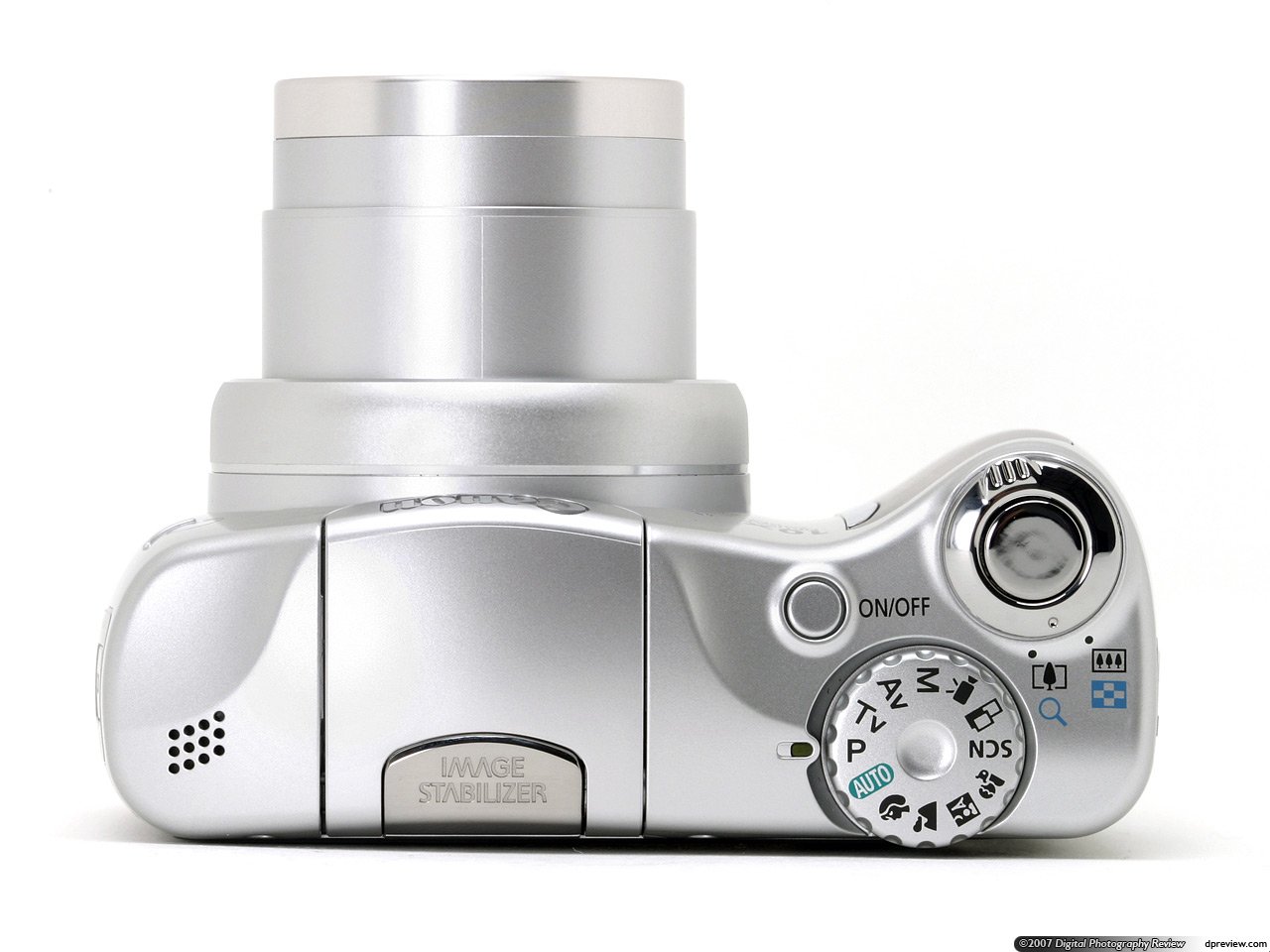 Canon PowerShot SX100IS 8MP Digital Camera with 10x Optical Image Stabilized Zoom (Silver)
