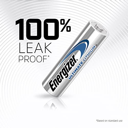 Energizer AA Batteries, Ultimate Double A Battery Lithium, 12 Count