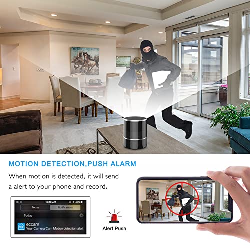 Aipmoz Hidden Camera with 32G SD Card, Spy Camera in Bluetooth Speaker,240°Viewing Angle,Motion Activated,Nanny Cams Wireless with Cell Phone App, camaras espias ocultas 4K for Home Security(2.4/5Ghz)