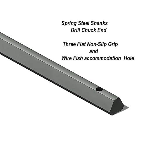 Eagle Tool US ETS56236 Flex Shank Installer Drill Bit, Interchangeable Switch Bit, Screw Point, 9/16-Inch by 36-Inch, Made in The USA