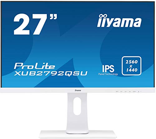 iiyama ProLite XUB2792QSU-W1 68.6 cm (27") LED LCD Monitor - 16:9-5 ms - 2560 x 1440