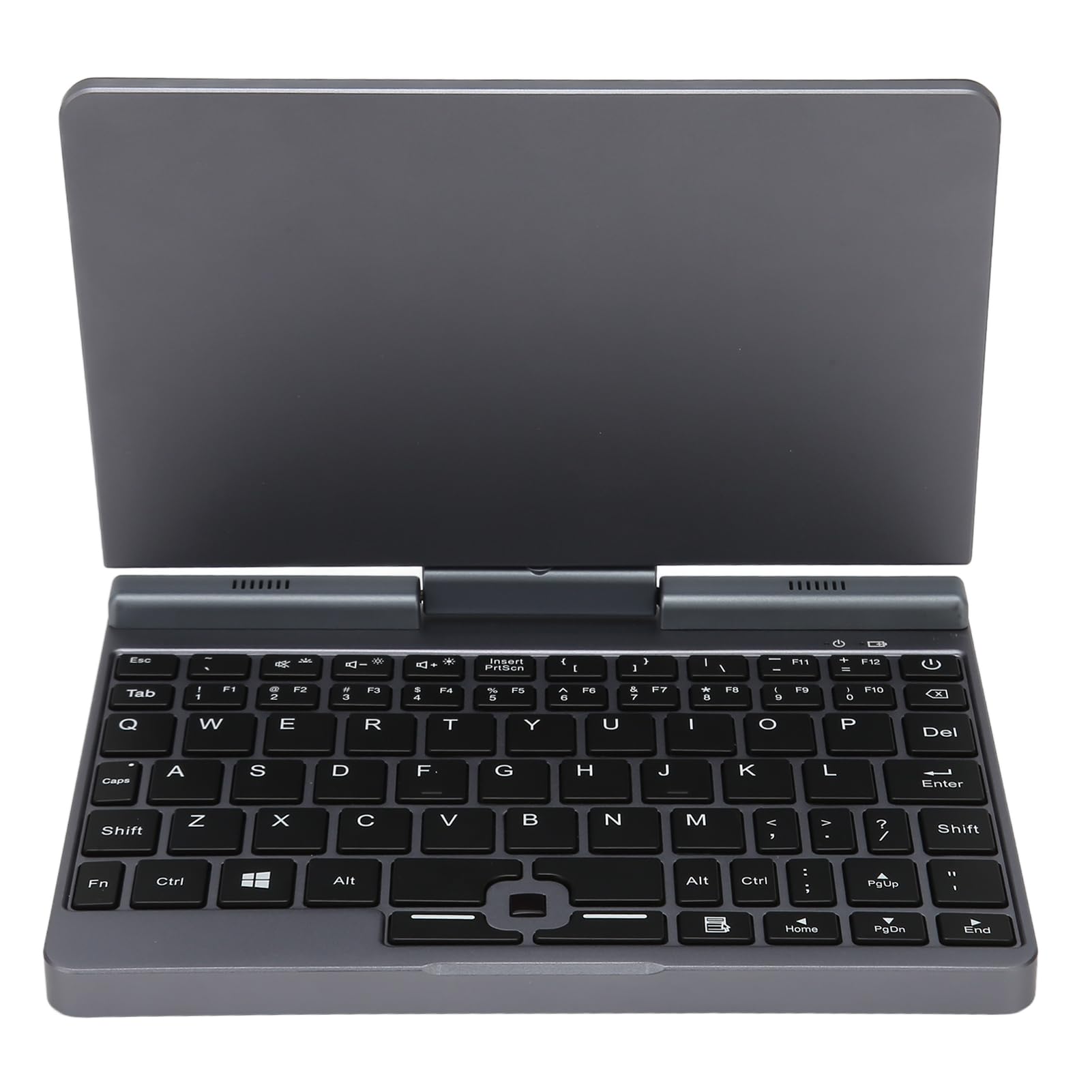 Airshi Foldable Mini Laptop LPDDR5 12GB RAM 180 Degree Flip 8 Inch PC Notebook Portable 1.9MP Camera for Work 10 11 Supported (12GB+256GB US Plug)