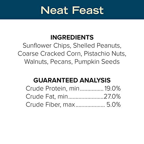Blue Seal Neat Feast Wild Bird Seed | Convenient Shell-Free Mix | Attracts Wide Variety of Birds | 8 Pound Bag
