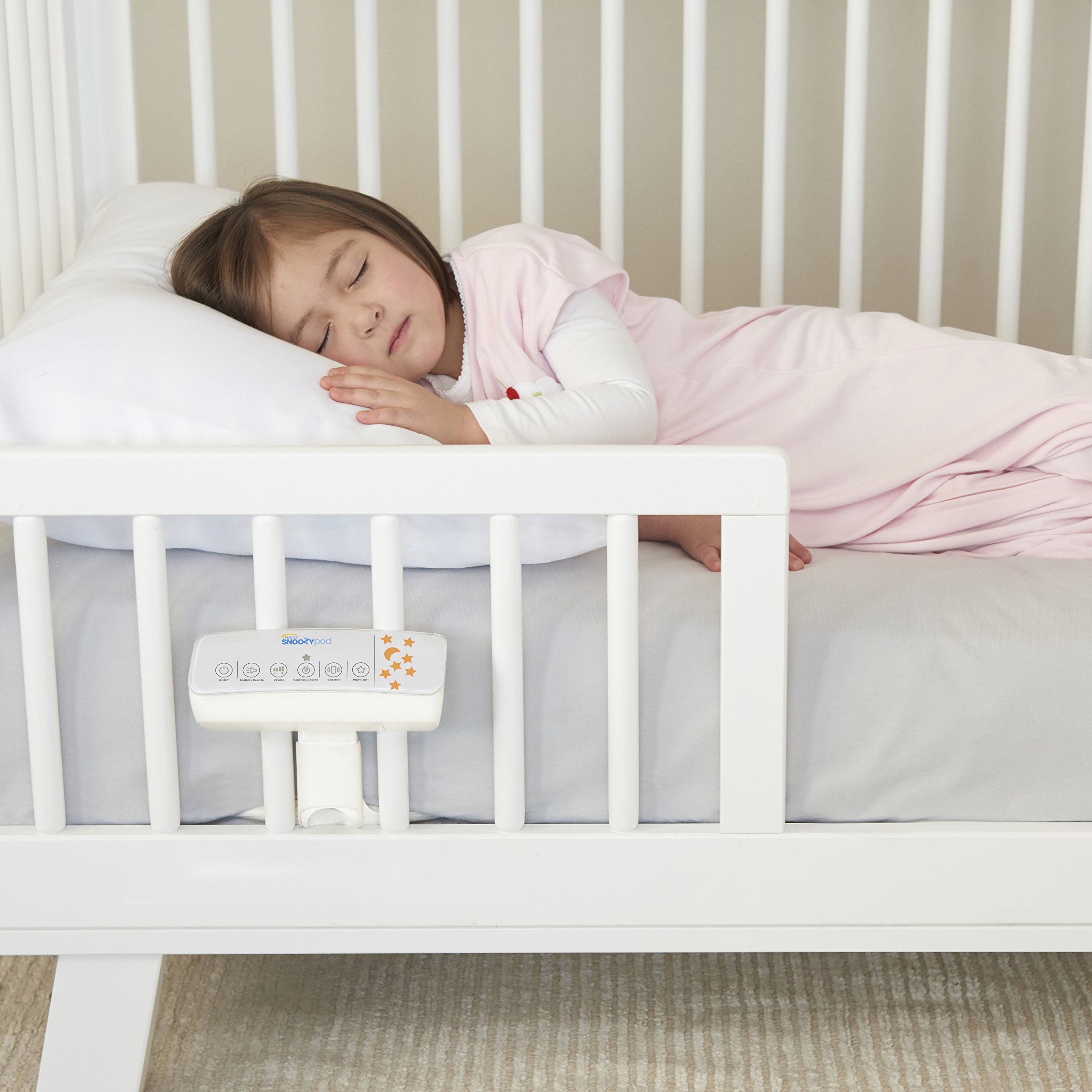 Halo Snoozypod Vibrating Bedtime Soother, White