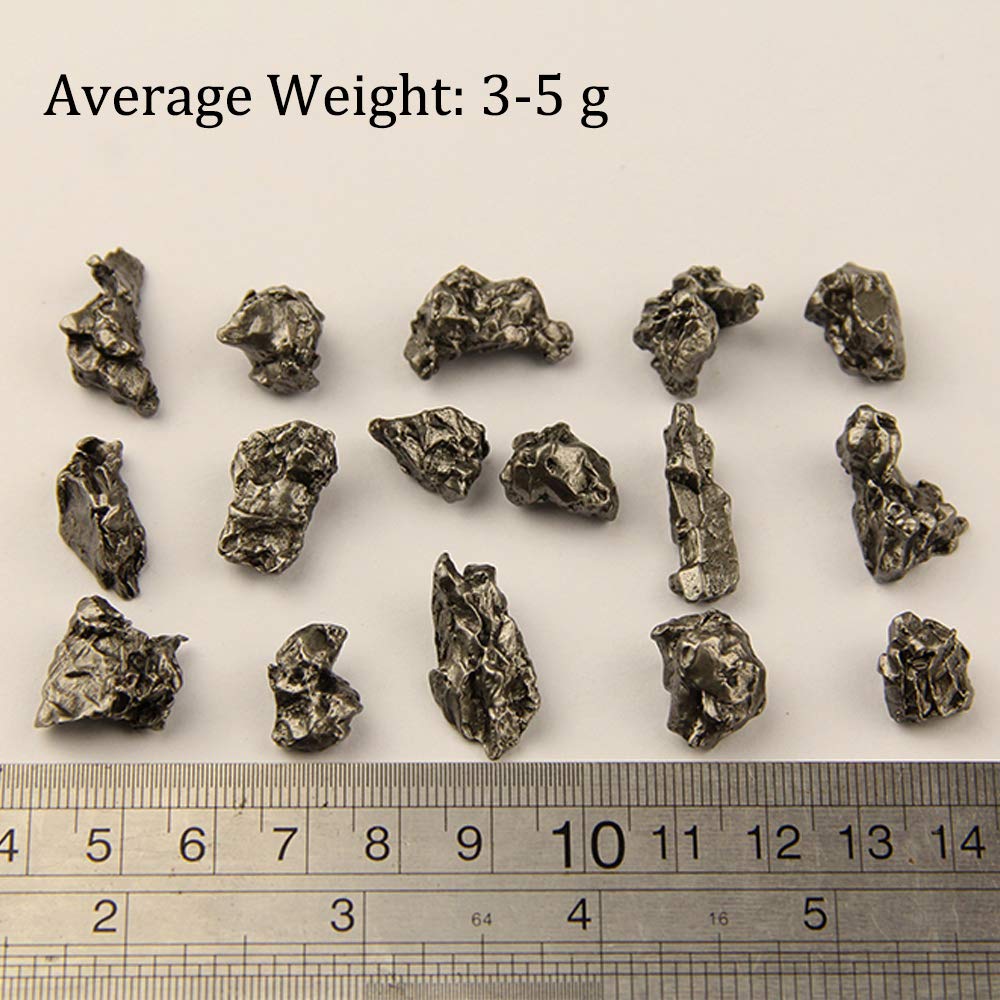 Large Massive Meteorite Specimen, Campo Del Cielo Meteorite with Gift Box, Moon Rock Sample, Astronomy Gifts for Space Fans, Great for Science Classrooms, Rocks, Minerals Collection