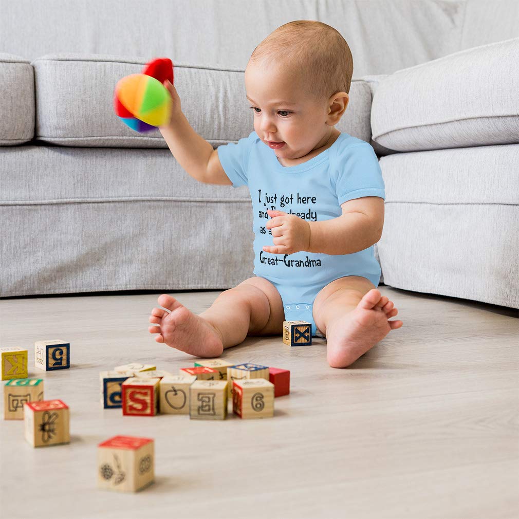 Cute Rascals Got Already As Awesome As Great-Grandma Baby Bodysuit One Piece Kelly Green 6 Months