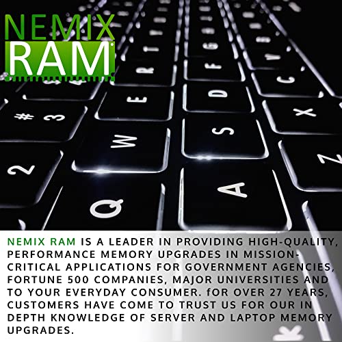 8GB (2x4GB) DDR3-1066MHZ PC3-8500 2Rx8 SODIMM Laptop Memory by NEMIX RAM