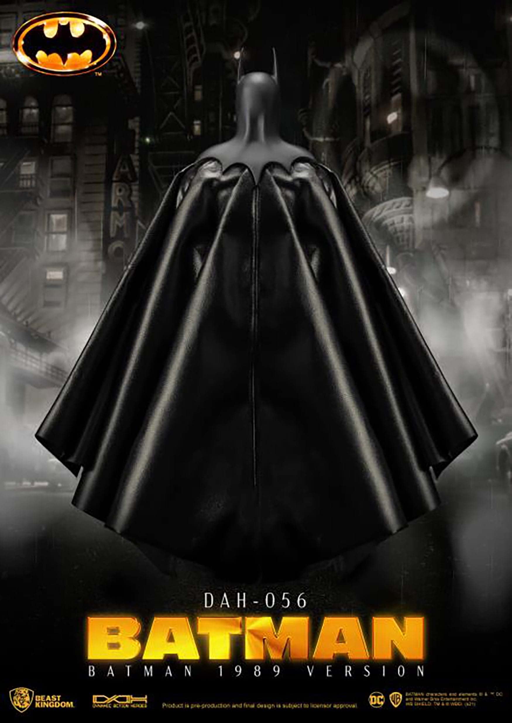Beast Kingdom Batman 1989: Batman DAH-056 Dynamic 8ction Heroes Action Figure Multicolor