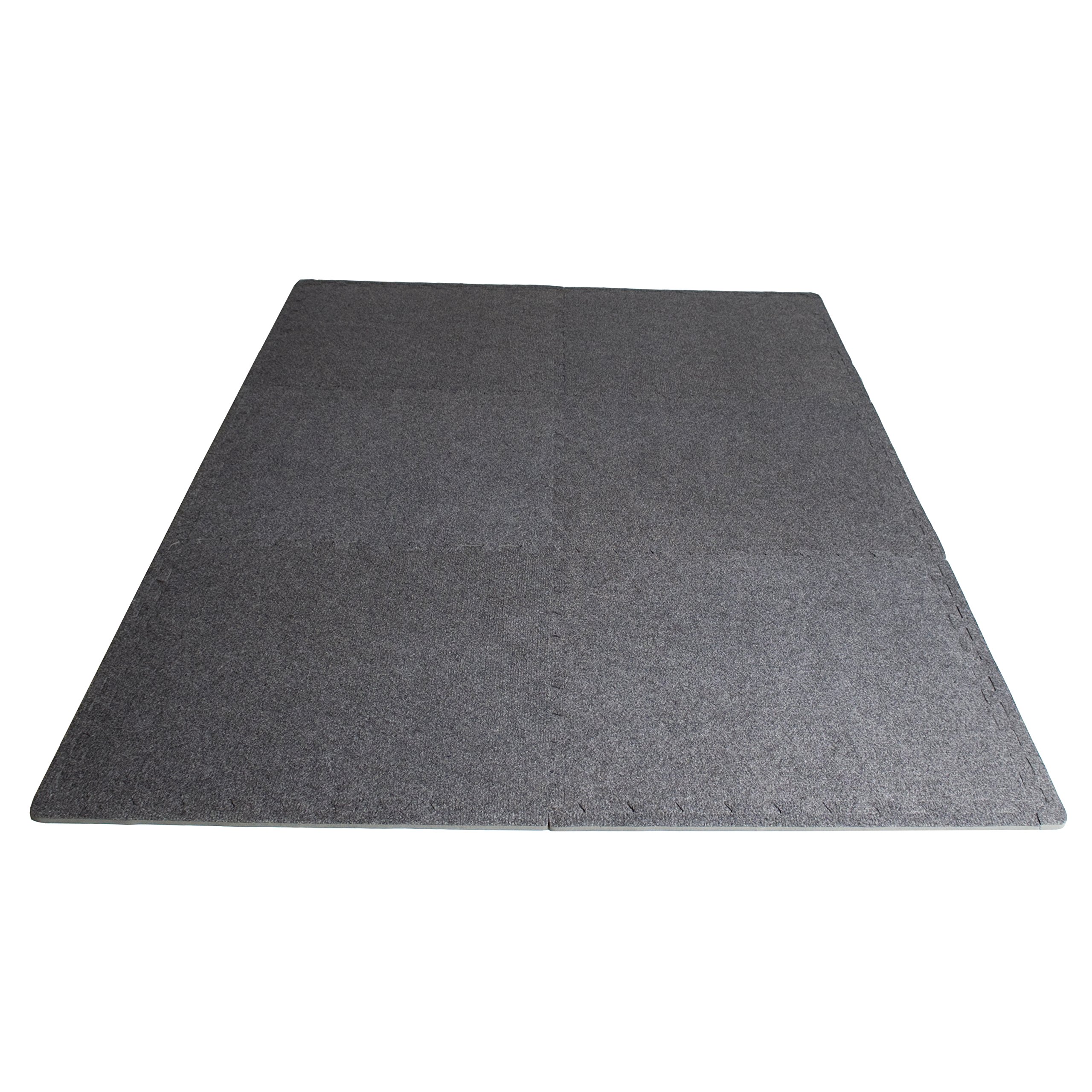 CAP Barbell 24 Square' (6 Tiles) 24" x 24" Interlocking Carpet-Top Puzzle Mat