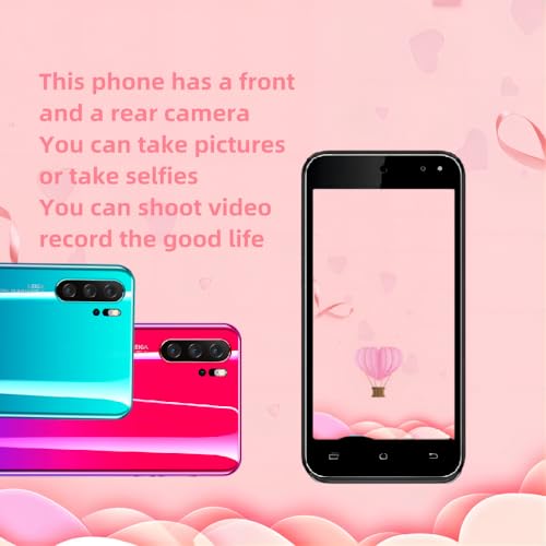 aderroo Smartphone,F17pro,Unlocked Cell Phone, 5.0inch Screen,Front and Rear Cameras,1GB RAM 4GB ROM,Only Supports Dual SIM Card Frequency Band of 3GWCDMA:850/2100MHZ(Black)