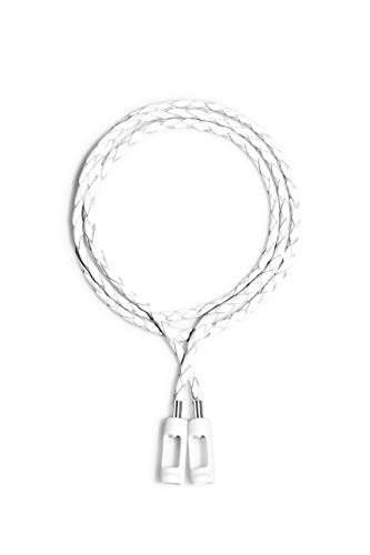 Tapper White Lamb Leather/Stainless Steel Strap for AirPods & AirPods Pro