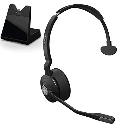 Jabra Engage 75 Wireless Headset, Mono ā Telephone Headset with Industry-Leading Wireless Performance, Advanced Noise-Cancelling Microphone, Call Center Headset with All Day Battery Life,Black