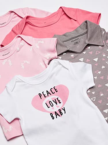 Hanes Ultimate Baby Flexy-17 Piece Warm Weather Essentials Set, Pink, 0-6 Months