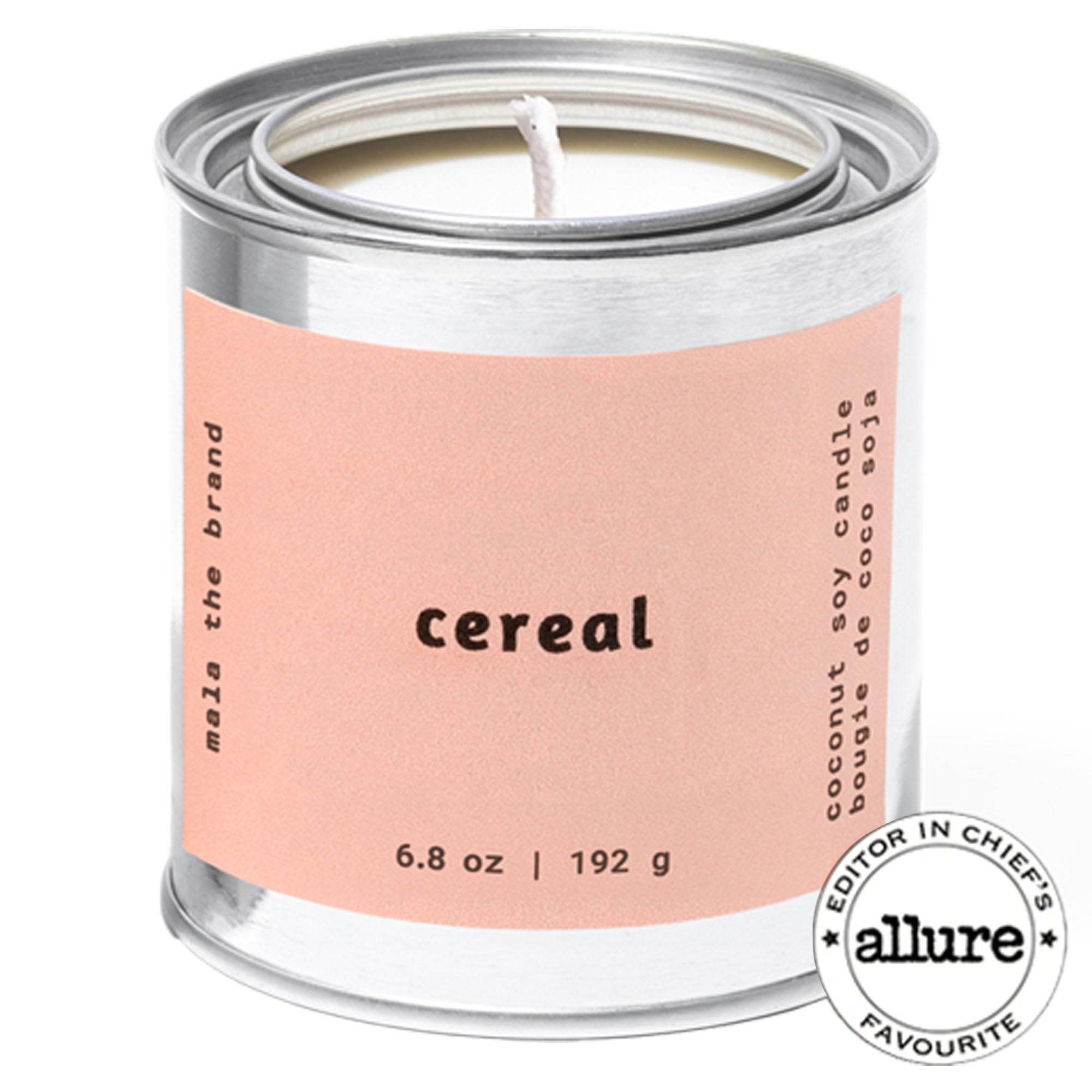 Mala Scented Candles - Cereal Scented Candle - Vegan Soy Candles - Hand Poured Aromatherapy Candle with 45 Hour Burn - 6.8 oz (Classic Size)