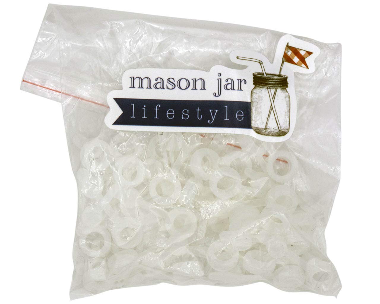 8mm Silicone Straw Hole Grommets with Plugs for Mason Jar Lids 40 PCs | Multipurpose Straw Hole Gromments with Attached Plug for Jar Lids with straw hole, Leak Proof & Airlock/ Airtight ( Pack of 40 )
