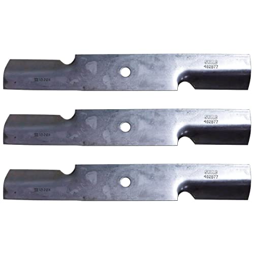 3PK OEM Marbain Blades 16 1/2" Lift for 48" Deck 482877