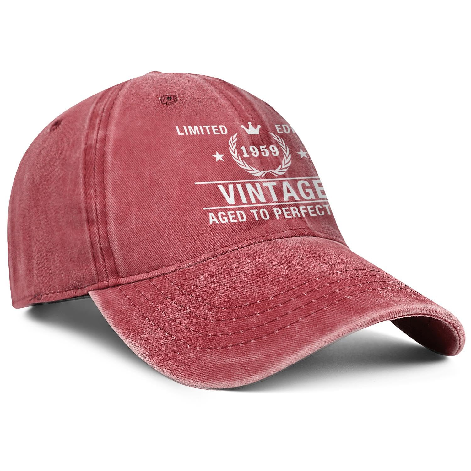 65th Birthday Gifts for Women Men 65 Vintage 1959 Trucker Hat Ideas Baseball Cap Red
