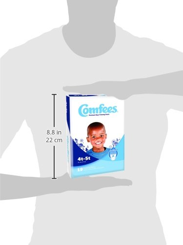 Comfees Training Diaper Pants for Boys, 19 Count