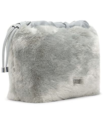 Calvin Klein Sienna Novelty Crossbody, Fawn Faux Fur
