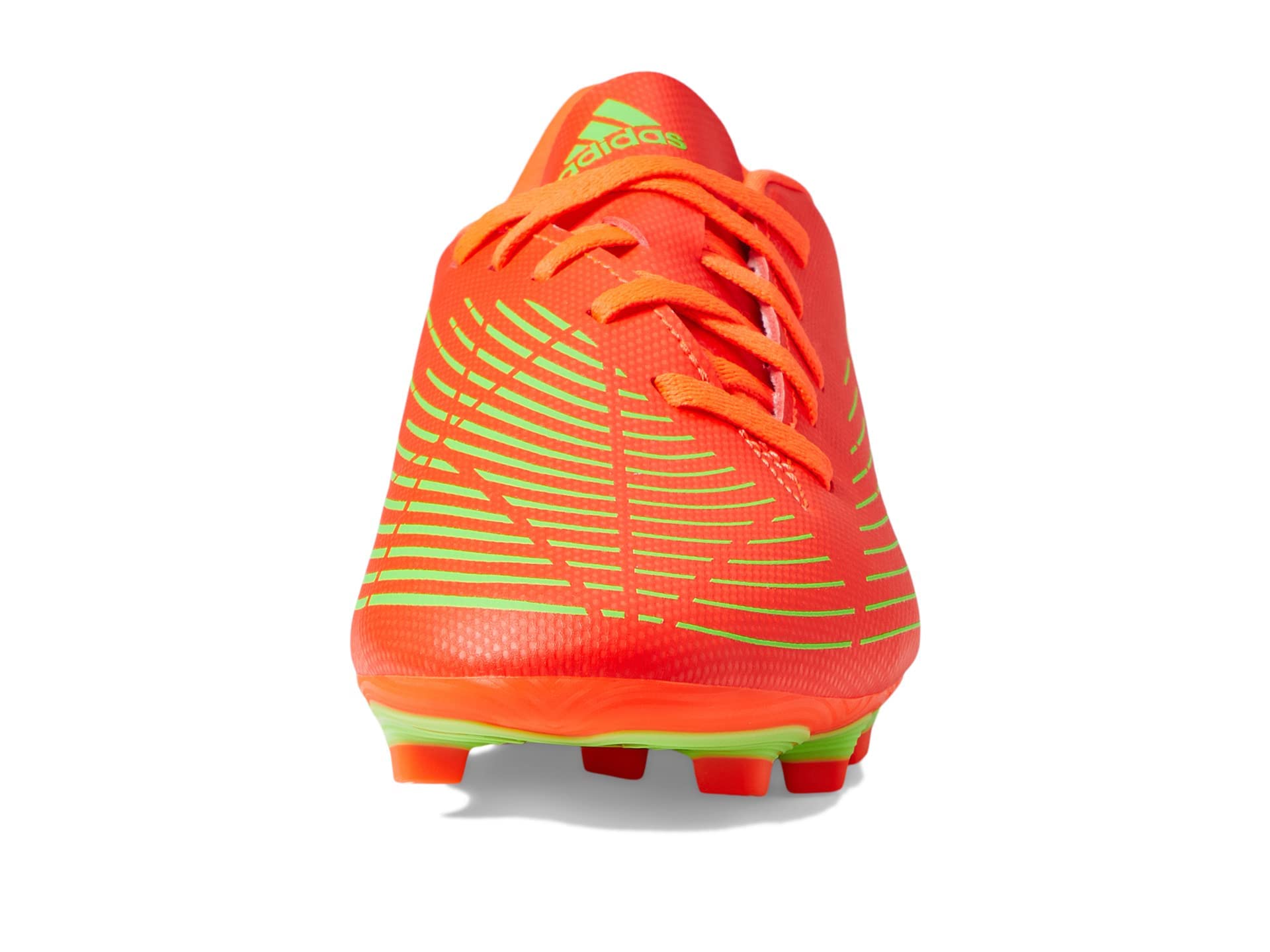 adidas Unisex-Child Edge.4 Predator Flexible Ground Solar Red/Solar Green/Black 5.5 Big Kid