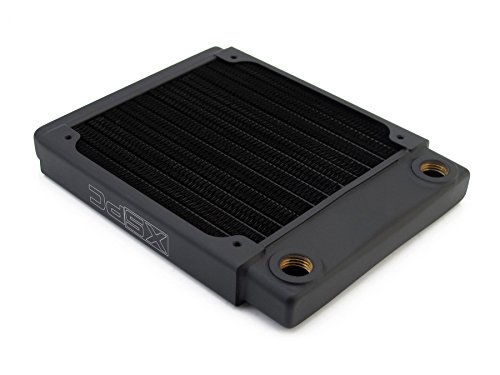 XSPC 5060596650008 XSPC TX120 Ultrathin Radiator - 120mm, Black Black
