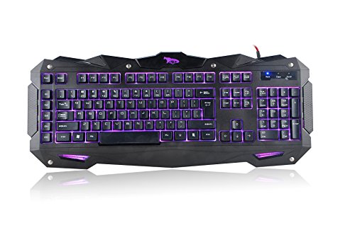 iMicro COBRA 110-Key LED Backlit USB Gaming Keyboard (IM-KBCOBV8)