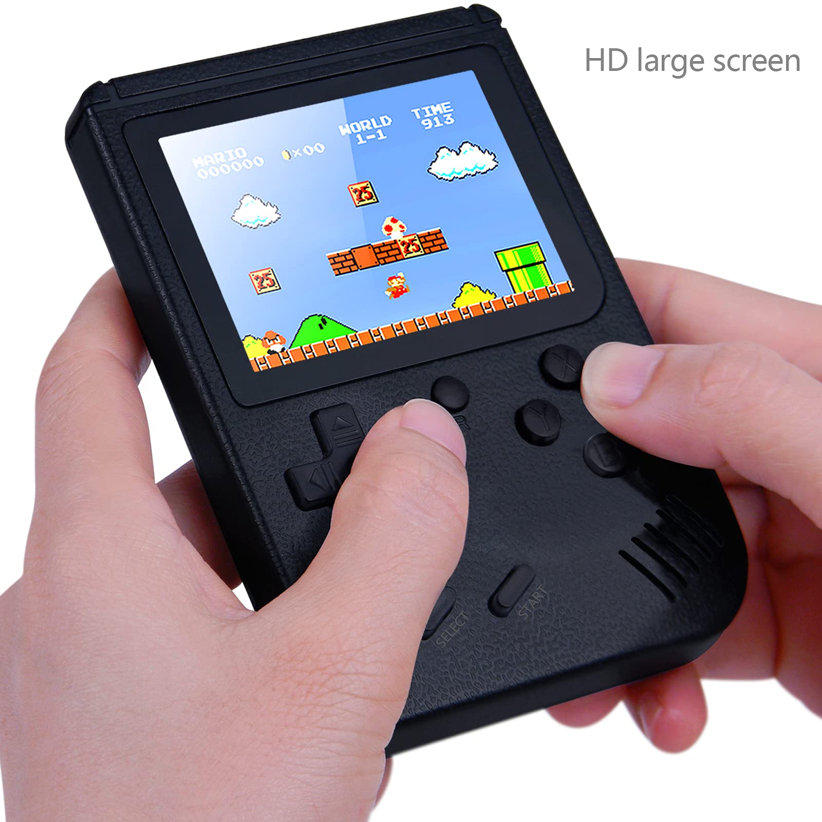 Black Mini Portable Handheld 400 Classic FC Games Game Console Game Player Support TV Connection One/Two Players