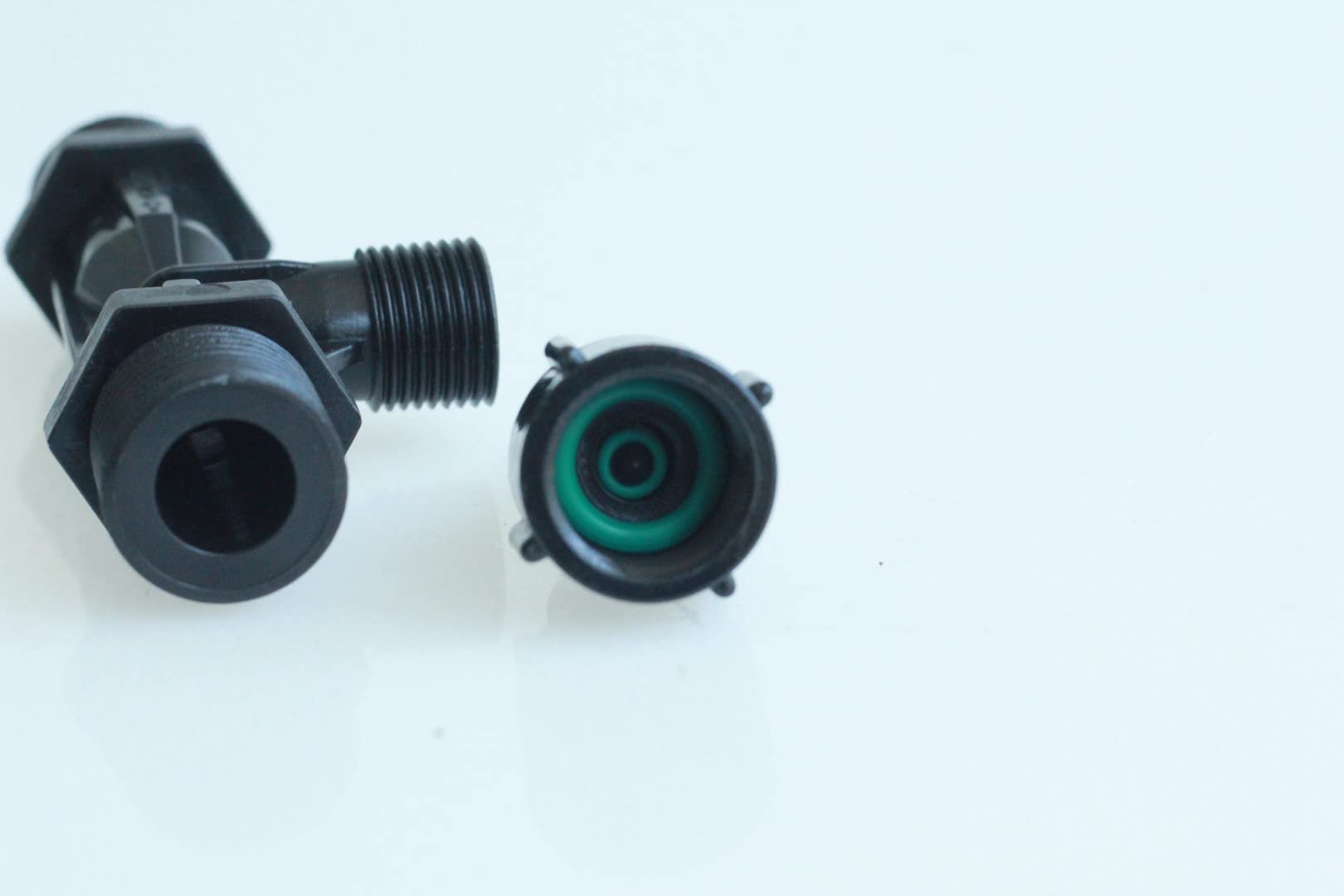 Pvdf Venturi Injector 1/2” Inch Gas-Liquid Mixing Venturi Injection for Ozone Generator, Agriculture Fertilizer Irrigation, Sewage Treatment, Dosing Device, Jet Device