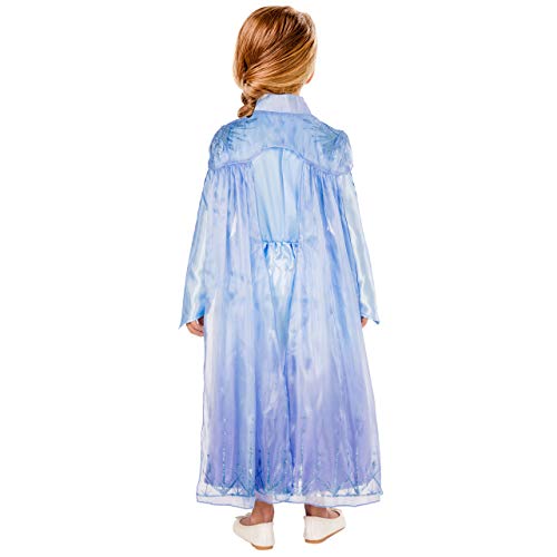 Disney Girls Dress Up Costume Frozen Blue 4
