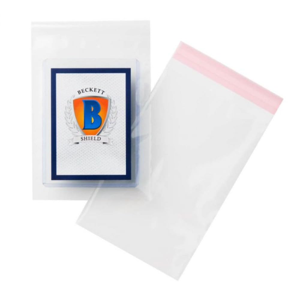 Beckett Shield Standard Size Card Sleeves β Resealable Graded Card Sleeves 100CT β MTG Card Sleeves are Smooth & Tough β Compatible with Pokemon, Yugioh, & Magic The Gathering Card Sleeves