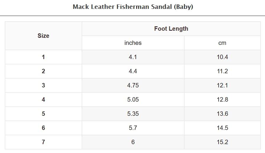 Mack Leather Fisherman Sandal | Baby Sandals (Baby 1, Navy)