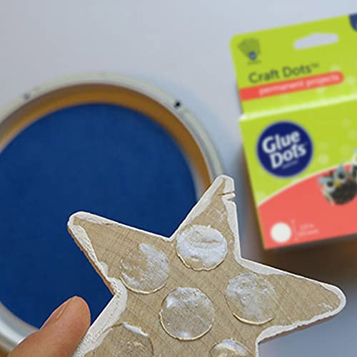 Glue Dots 38165AMZ Double-Sided, 3 Pack, 1/2'', Clear, 600 Total Dots, Craft Roll 3-Pack, 3 Count