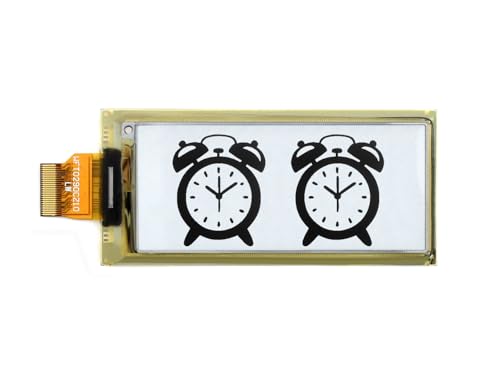 Waveshare 2.9inch Flexible E-Ink Raw Display Compatible with Raspberry Pi 4B/3B+/3B/2B/B+/A+/Zero/Zero W/WH/Zero 2W Series Boards 296×128 Resolution Dual-Color Support Partial Refresh