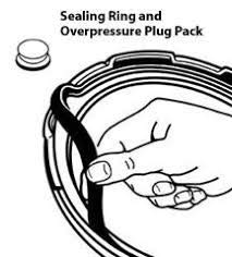Presto 09985 Pressure Cooker Sealing Ring, Black, 2 Pack
