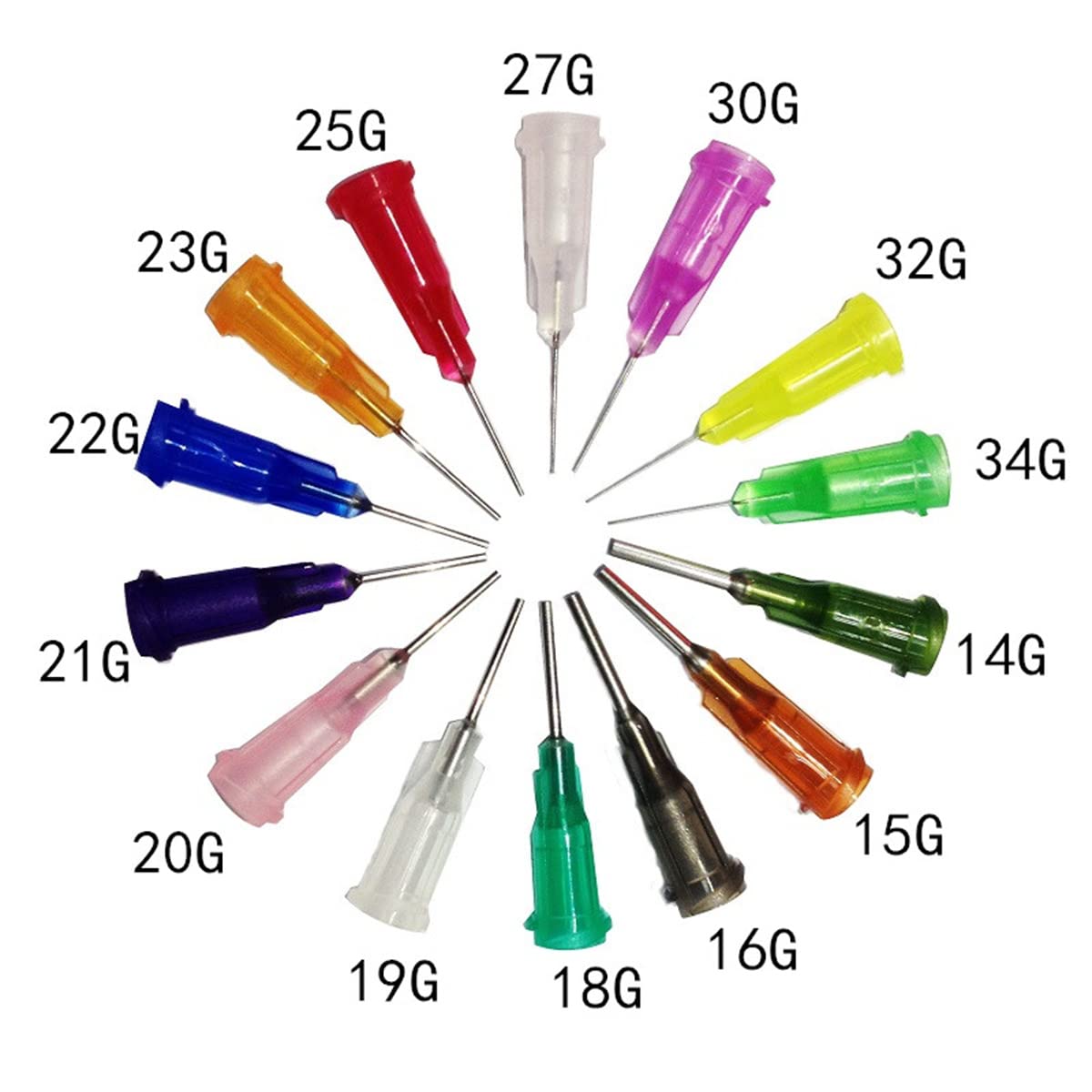 SKYPRO 54Pcs 30ml Precision Tip Applicator Bottles Kit, Dispensers Applicator Bottles for Liquid, Glue Oil, Acrylic Paint β 5 Squeeze Bottles, 5 Syringe Caps, 5 Glue Nozzles and 39 dispensing needles