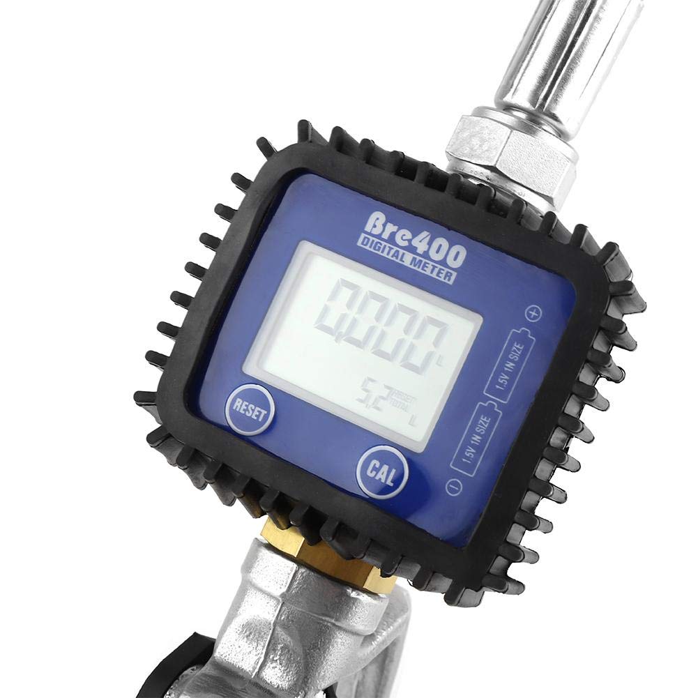 Oil Nozzle with Nozzle Digital Flowmeter, Digital Fueling Meter Nozzle Oil Lubricant Nozzle 1-35 L/min