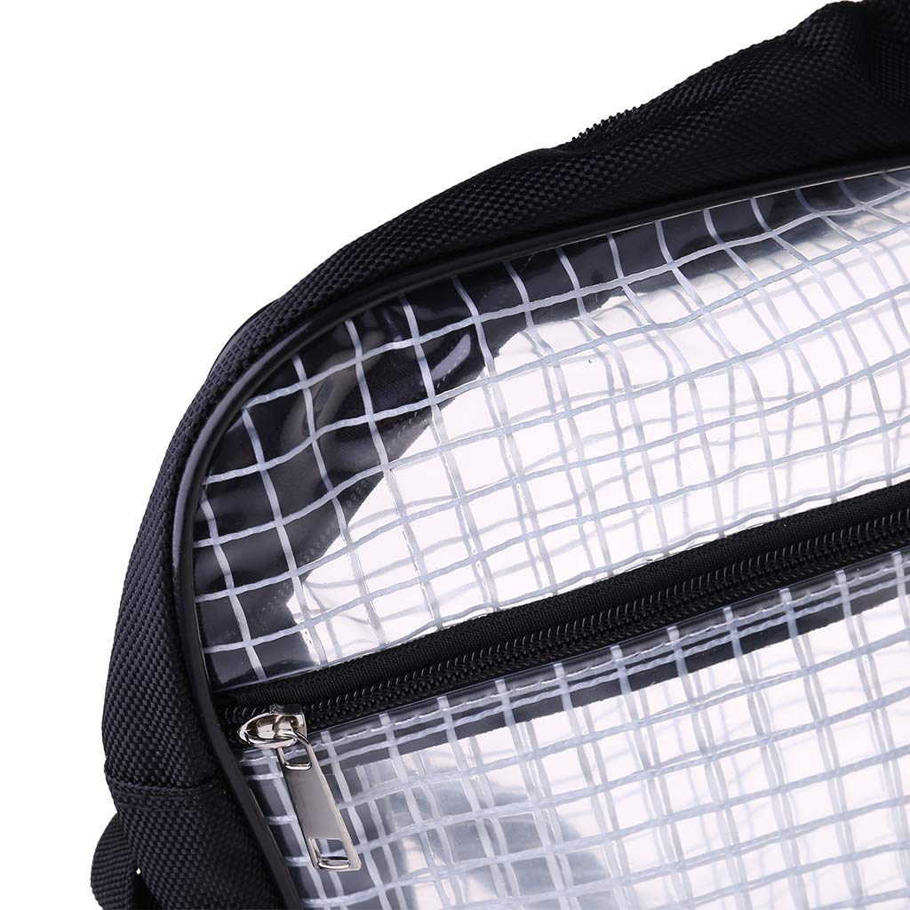 BEITABEITAkaitank Anti-Static Cleanroom Clear Tool Bag Full Cover PVC for Engineer Shoulder Bag Crossbody Bag,Black