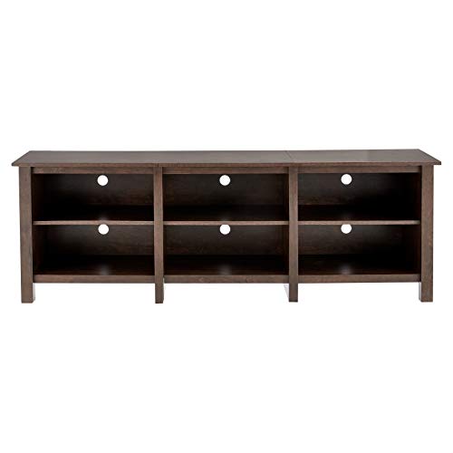 ROCKPOINT 70inch TV Stand Storage Media Console Entertainment Center,Espresso