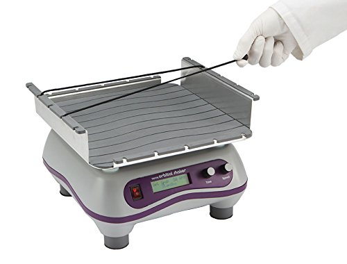 Heathrow Scientific Certified Digital Orbital Shaker, Adjustable Speed, 20 to 300 RPM, Timed and Continuous Modes, LCD Displayed Speed & Time, 10 Pound Weight Capacity, 11x11 Inch Working Platform