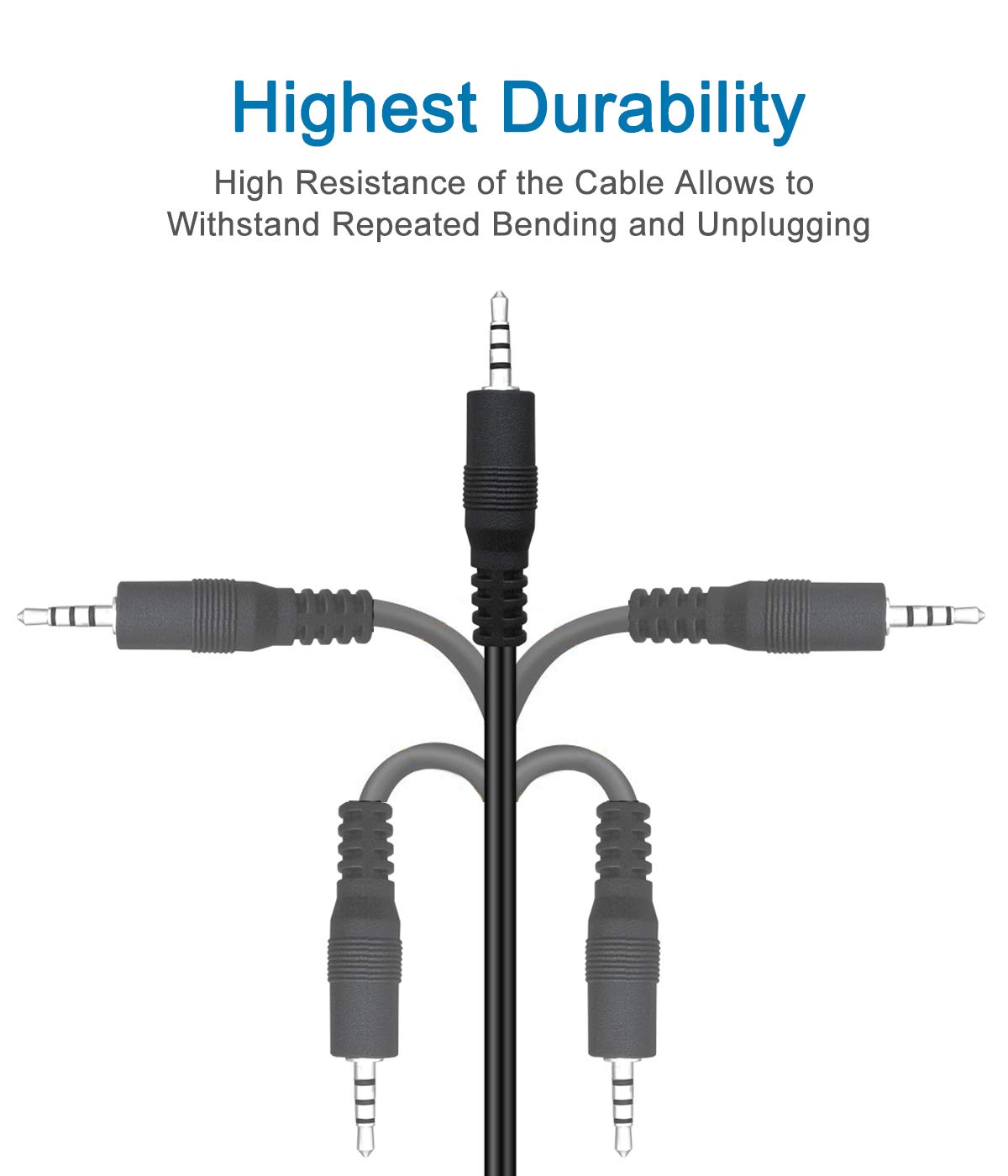 SCOVEE USB to 2.5mm Male AUX Audio Jack Charging Cable for JBL Synchros S300 S300I S300a S400BT J56BT E40BT E30 E40 E50BT S500 S700 Headphones Stereo Power Wire for JBL Charger Cord