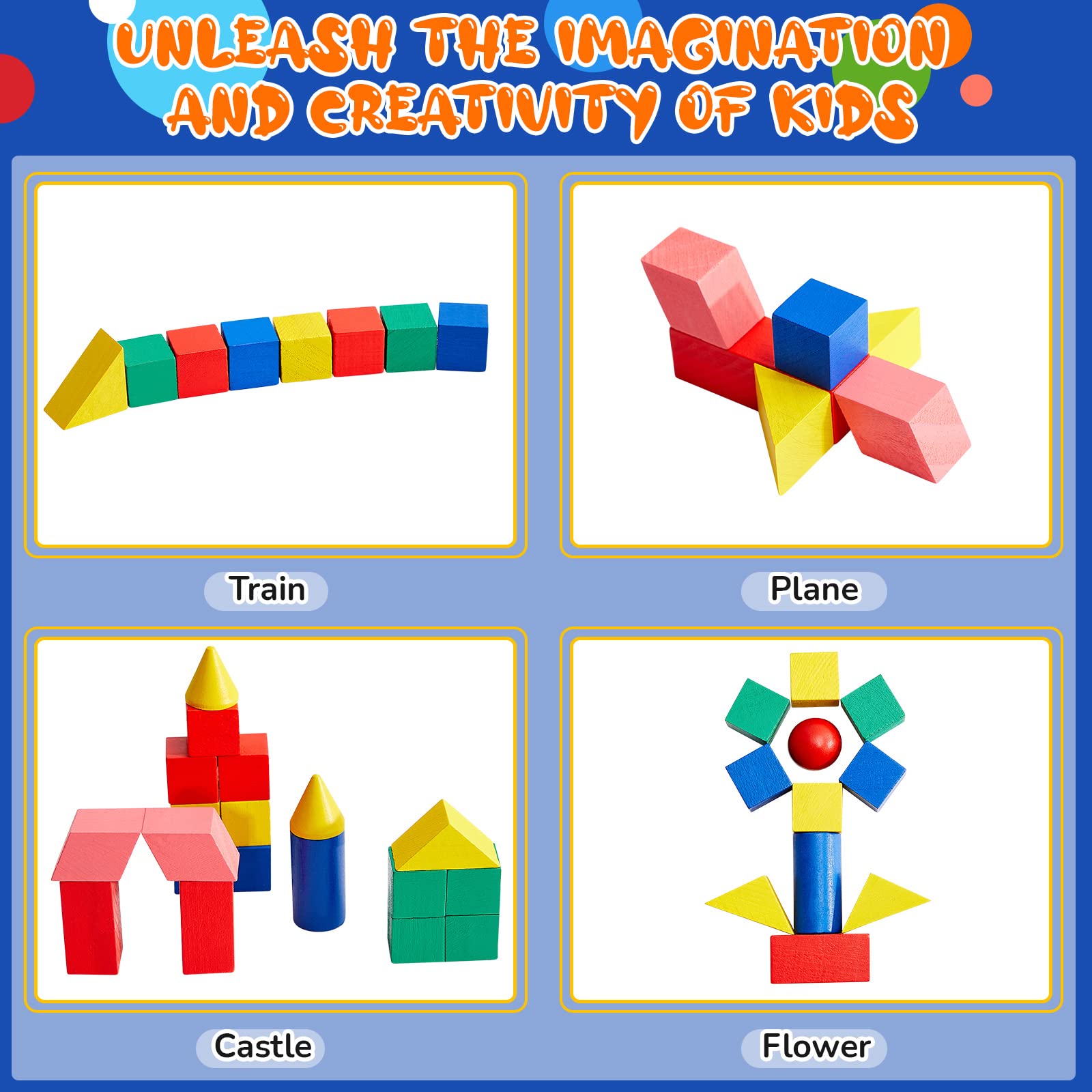 70 Pcs Wood Geometric Solids, Mini 3D Shapes for Teaching, Classroom Manipulatives for Elementary School, Geometric Shapes 3D Shape Blocks for Kids Geometry Math Kindergarten Preschool Learning