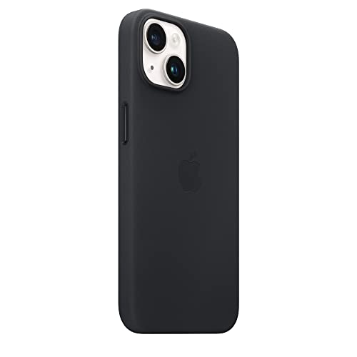 Apple iPhone 14 Leather Case with MagSafe - Midnight