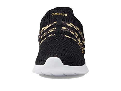 adidas Women's Puremotion Adapt 2.0 Running Shoe, Core Black/Core Black/Gold Metallic, 7
