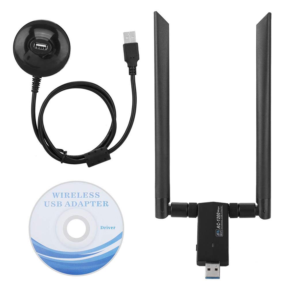 USB Adapter,MT7612 AC USB Dual Band 5G/2.4G Adapter Network Card Dongle Adapter Network Card