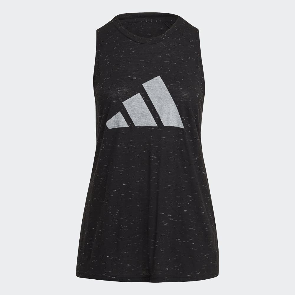 adidas Women's Sportswear Winners 2.0 Tank, Ambient Blush Melange, Large